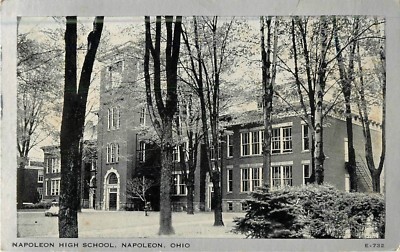 c1940 Napoleon High School, Napoleon, Ohio Postcard | eBay