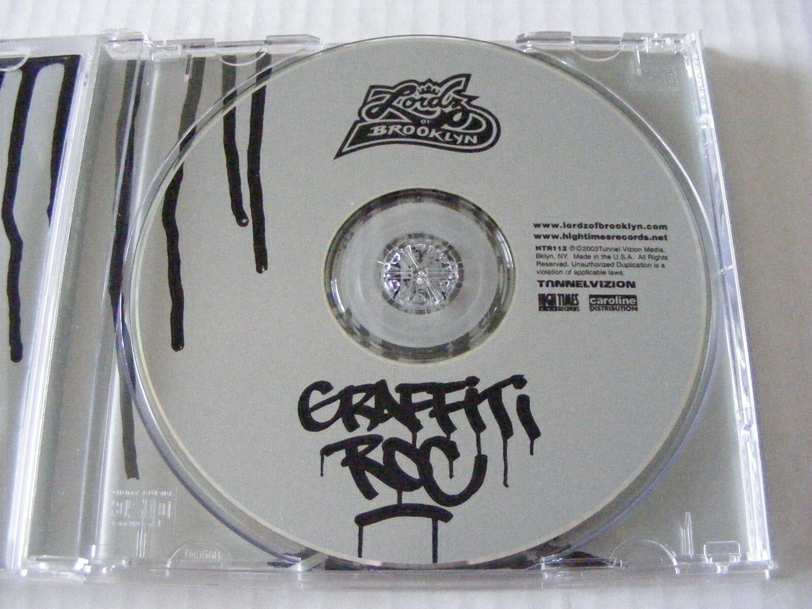 Lordz Of Brooklyn "Graffiti Roc" CD In Ex. High Times Records HTR112 ...