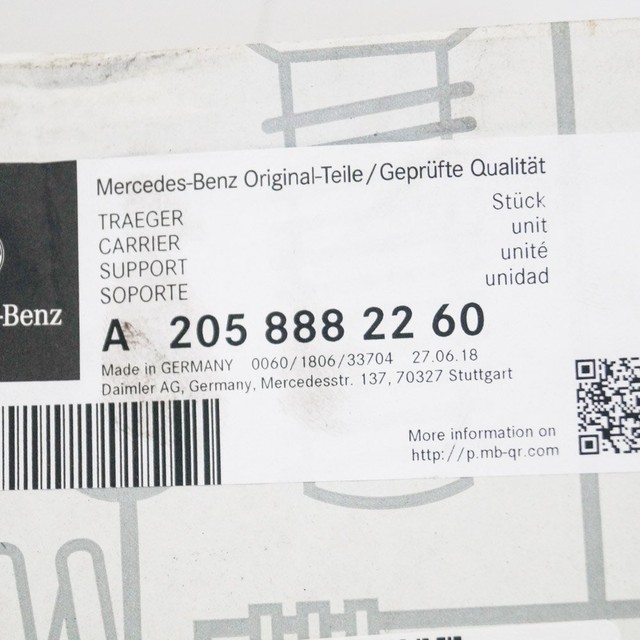 Genuine Mercedes-Benz C-class W205 Front Right Bumper Grille ...