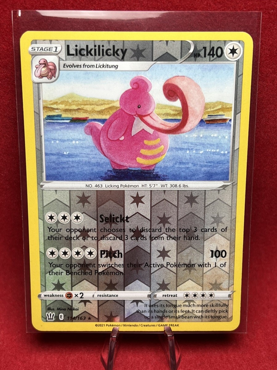 Pokemon Lickilicky Card Lickilicky 12/132 Values MAVIN