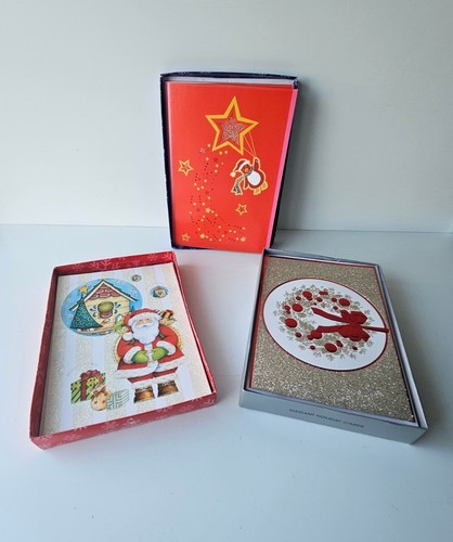 Lot Sale Of 3 Christmas Card Boxes with Envelopes, 26 Total | eBay