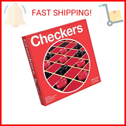 Classic Checkers Game with Folding Board & Interlocking Checkers - 5 | eBay