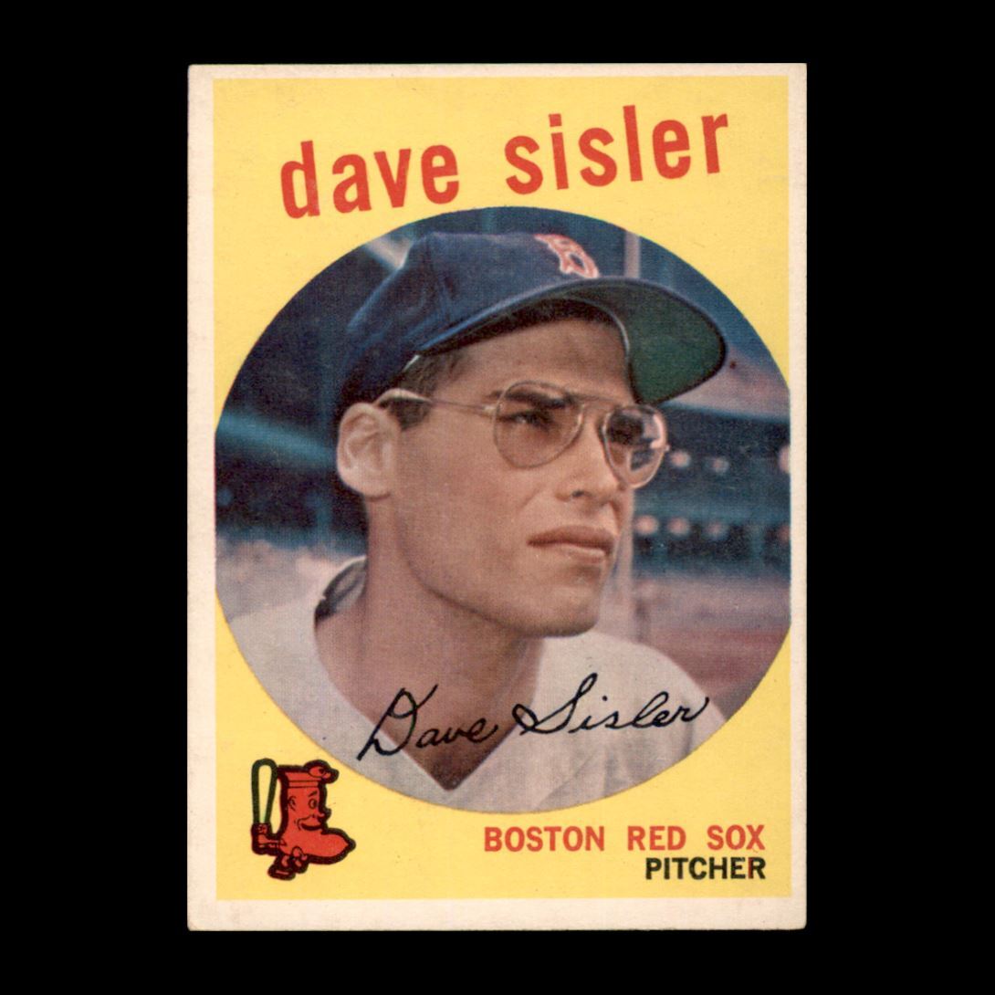 Dave Sisler 1959 Topps Boston Red Sox #384 Vintage Set Filler! | eBay