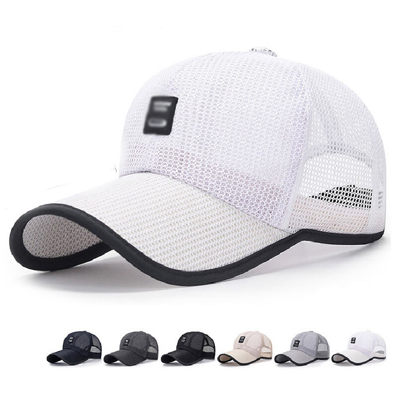 Men Snapback Mesh Baseball Cap Sun Protection Golf Adjustable ...