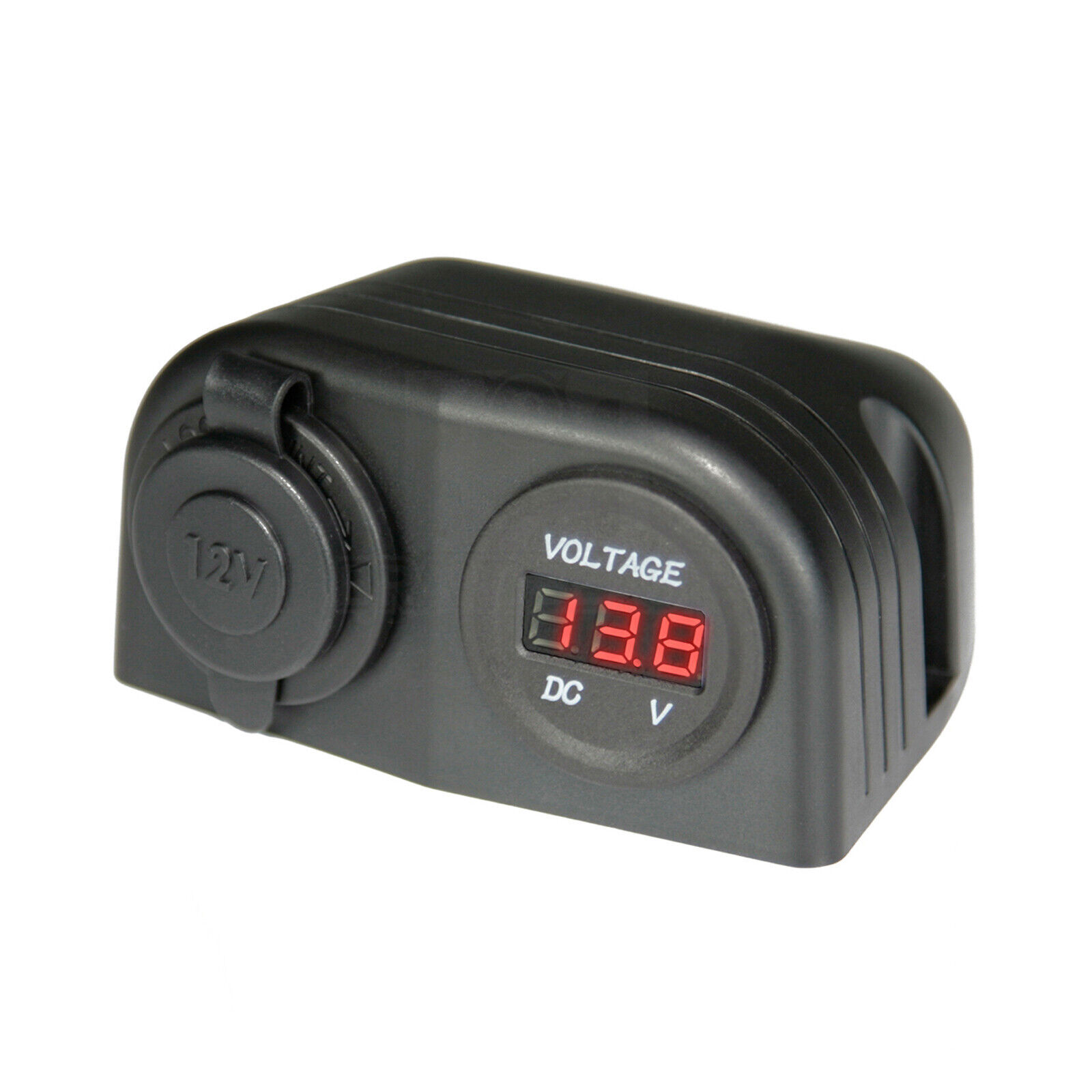 Aerpro APDCH28 Surface Mount Accessory Socket & LED Voltmeter | eBay