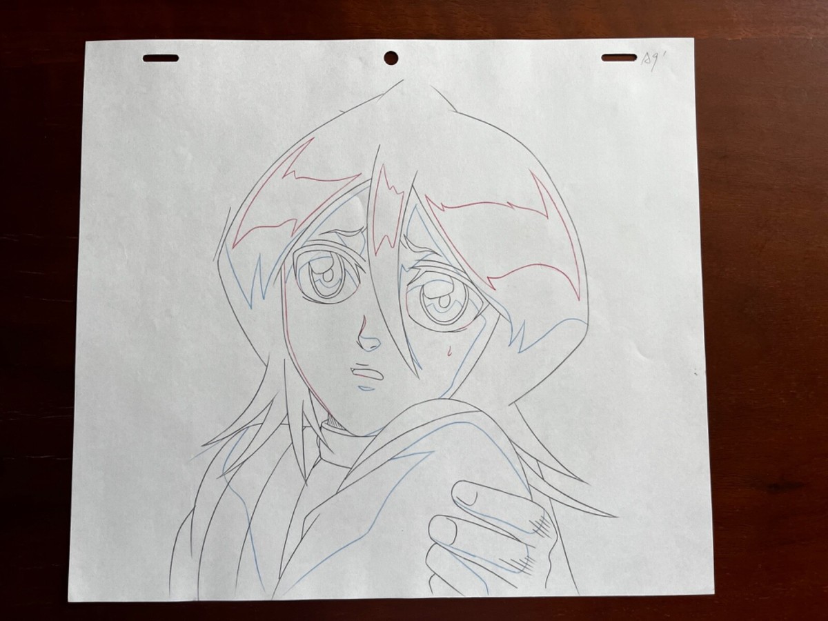 Rukia Kuchiki Sketch Kuchiki Rukia And Inoue Orihime Canvas Art Poster