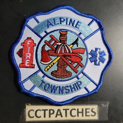 ALPINE TOWNSHIP, MICHIGAN FIRE DEPARTMENT PATCH MI | eBay