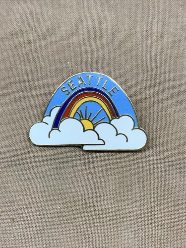 VINTAGE ANTIQUE PIN BROOCH Seattle Sky | eBay