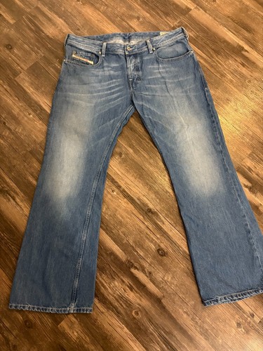 VTG Diesel Industry Zathan Jeans Mens 36x30 Blue Dark Button Fly ...