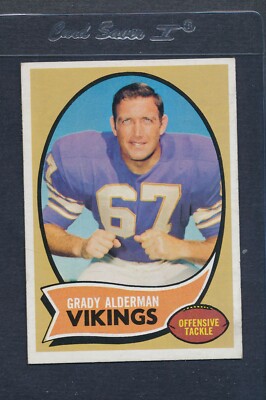 1970 Topps #108 Grady Alderman Vikings EX/MT *7581 | eBay
