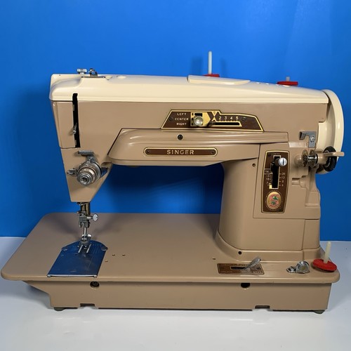 Vintage 1950's SINGER Sewing Machine Model 403A w/ Pedal Power Cord ...
