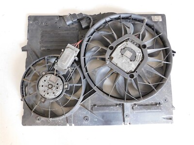 Porsche Cayenne Turbo 9PA 955 2006 Radiator Cooling Dual Fan 7L0121203G ...