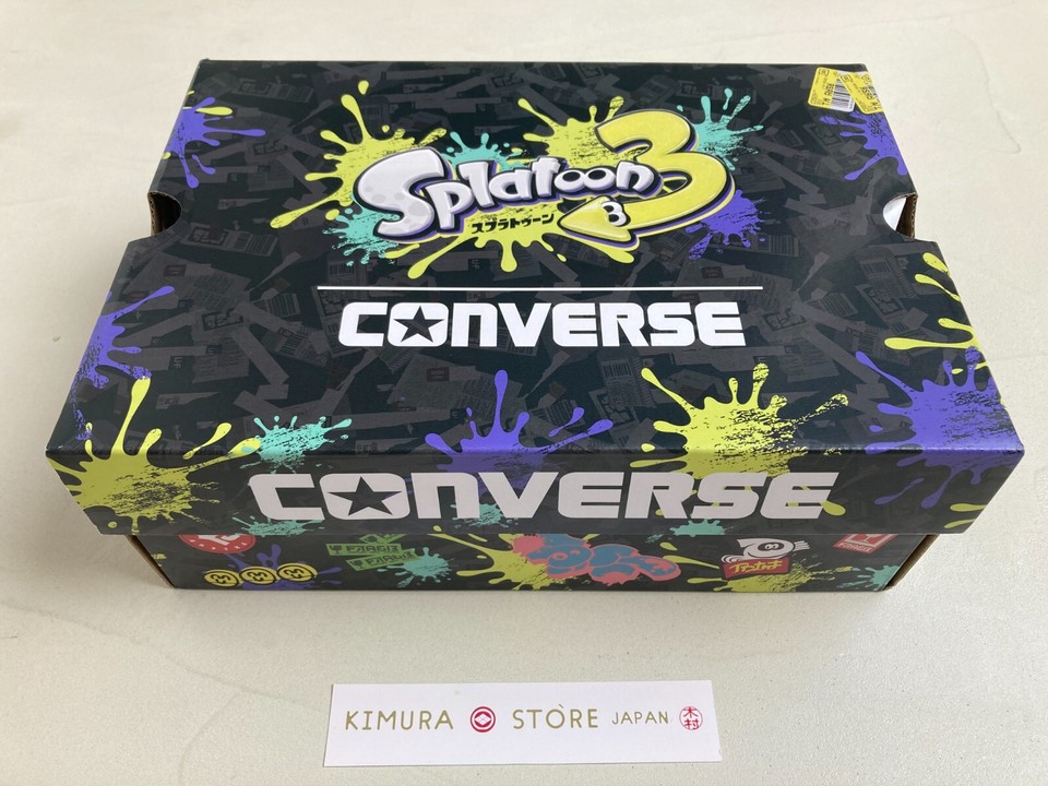 Converse x Splatoon 3 Chuck Taylor All Star Black 31312701 Limited ...