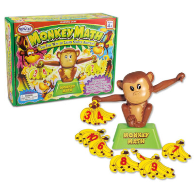 Popular Playthings Monkey Math Educational Addition Fun Learning Game Kids 4y+ | eBay