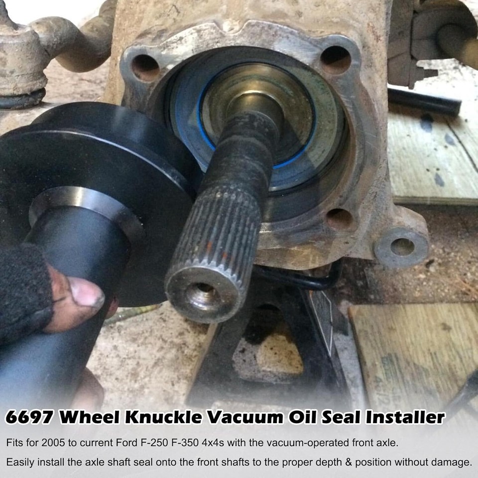 For 05-24 Ford F250 F350 Wheel Knuckle Vacuum Oil Seal Installer Axle ...