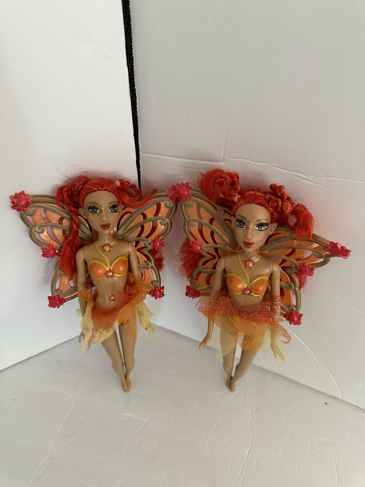 Mattel 2006 2 Barbie FAIRYTOPIA Magic of the Rainbow Doll SUNBURST ...