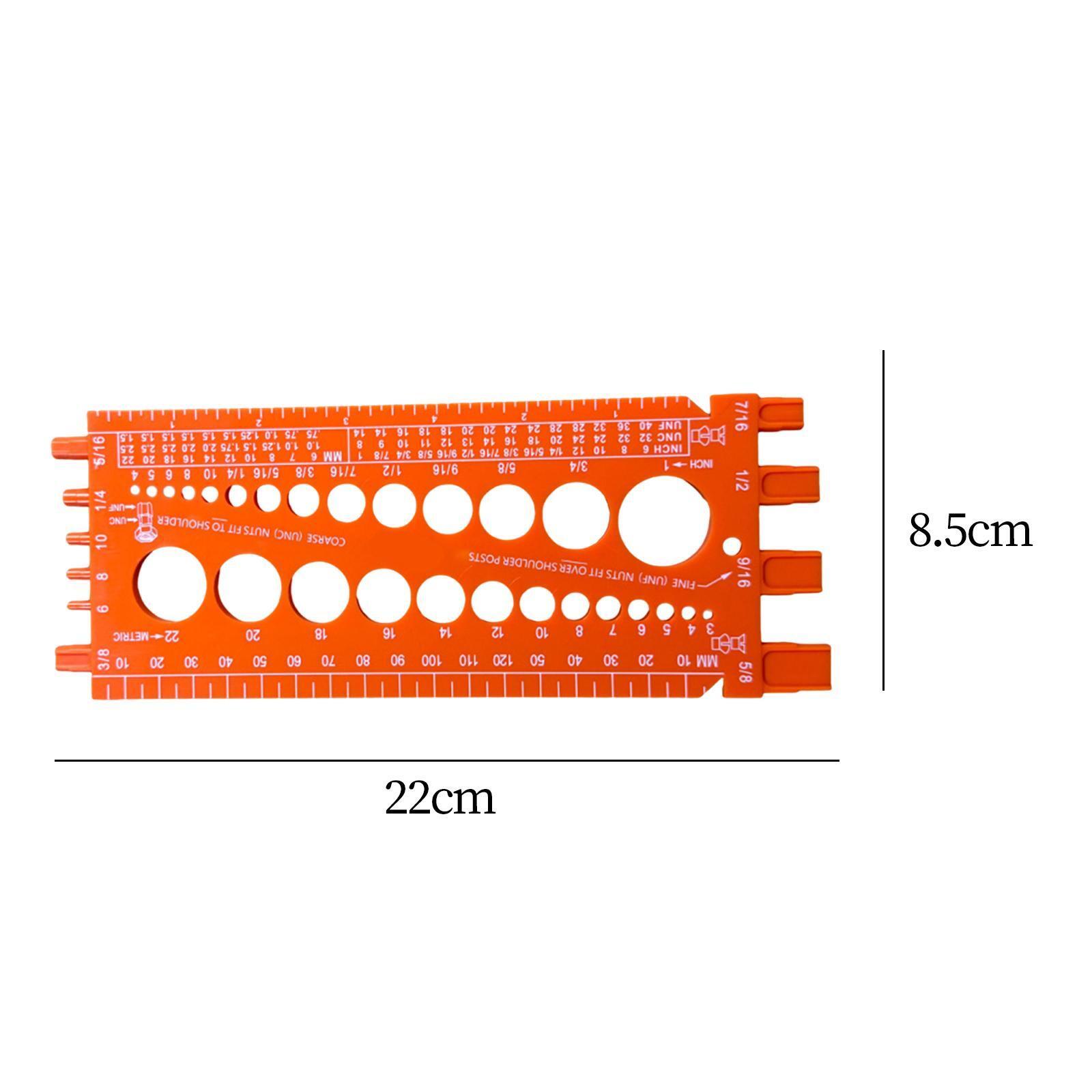 Nut Size Checker SWLECA Nut & Bolt - Imperial & Metric Screw Size Chart ...