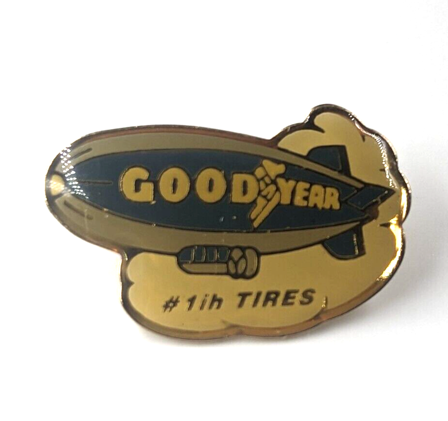 VTG Goodyear Tire Co #1 In Tires Blimp Airship Cloud Lapel Pin ...
