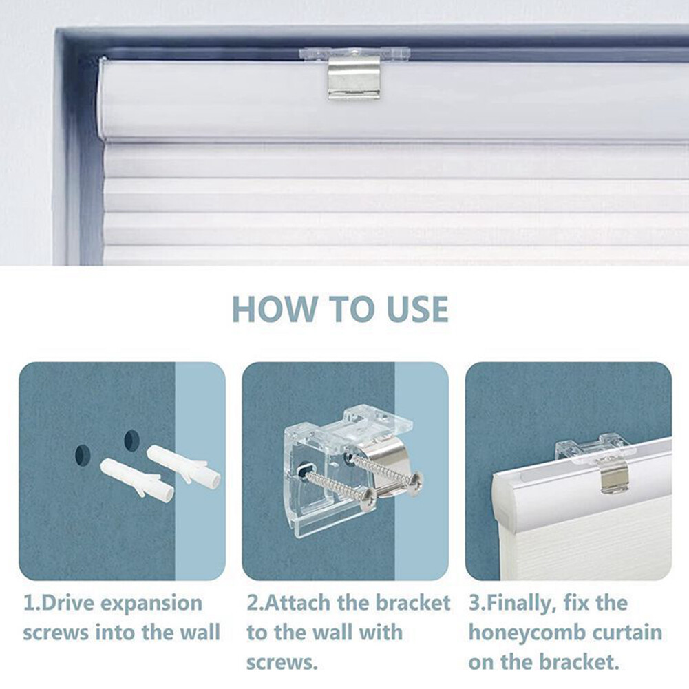 Safe With Metal Clip Cordless Blinds Headrail Mounting Bracket 25mm ...