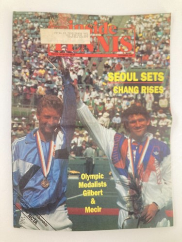 VTG Inside Tennis Magazine November 1988 Steffi Graf Shows Off Her ...