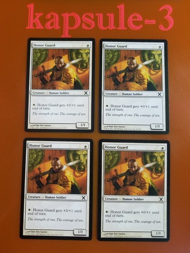 4x Honor Guard | 10th Edition | MTG Magic Cards | eBay