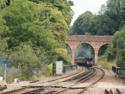 Photo 6x4 Bridges at Merstham, Surrey The bridge in the foreground is ...