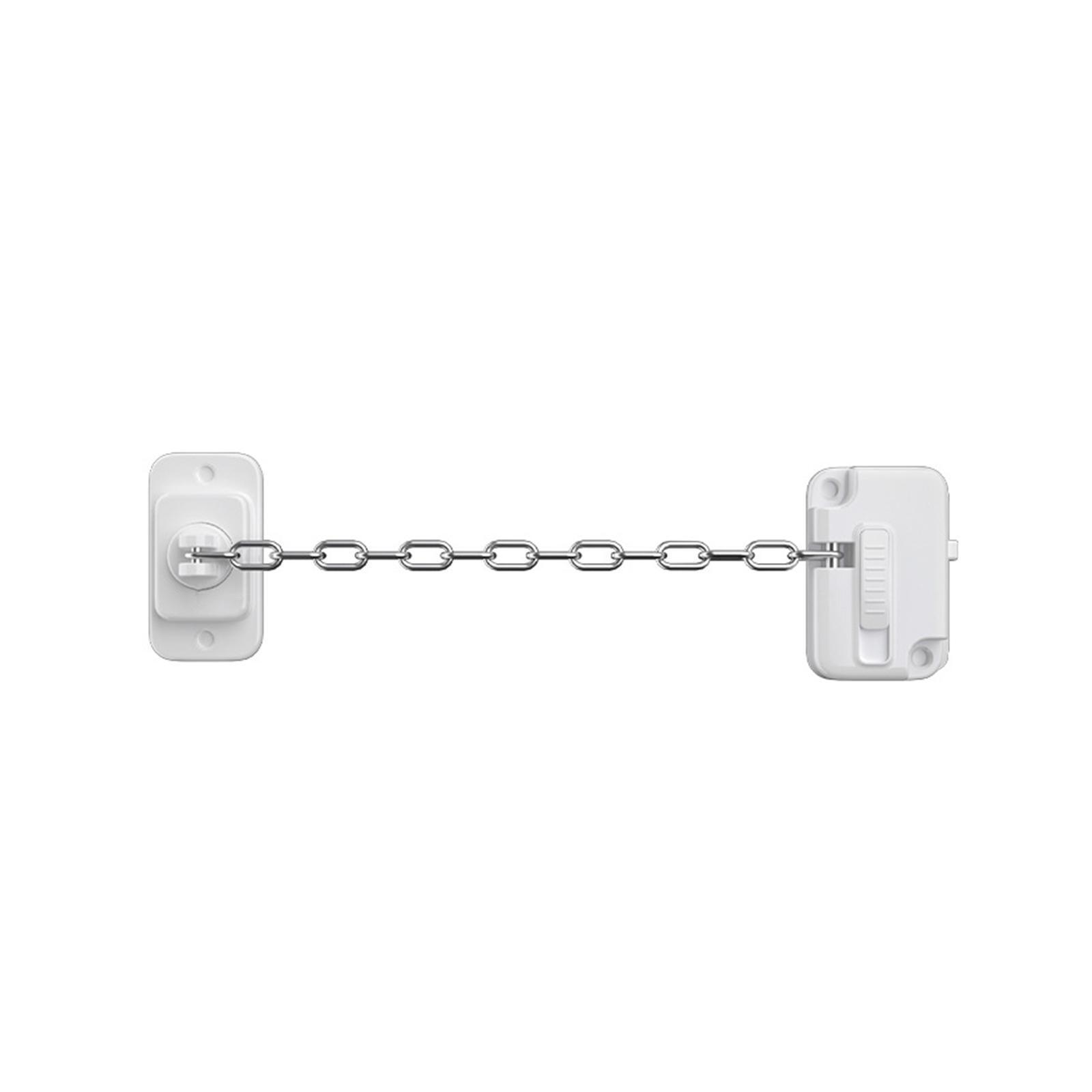 Window Lock Stainless Steel Chain Opening Restrictor for Fridge Home ...