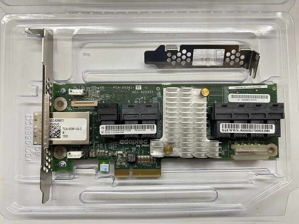Adaptec 2283400-R AEC-82885T/LENOVO 36Port 12Gb/s SAS Expander Card ...