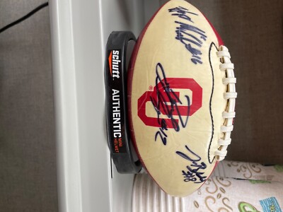 bob stoops signed football | eBay