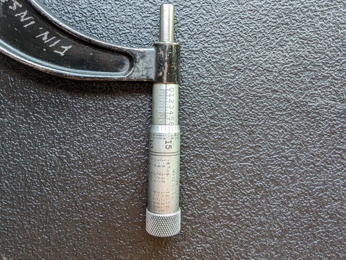 Starrett 436 Outside Micrometer 4-5 1-64 .015625 Machinist Measuring ...