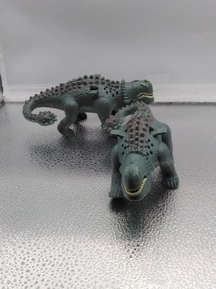 TWO Red Death Dragons and One Peter Pan Crocodile--All Action Figures ...