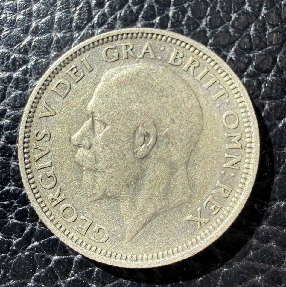 British Coins (2) -1928 & 1939 One Shilling-50% silver-Free Ship-Nice ...