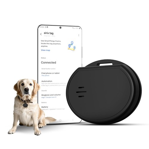 Smart Tags for Samsung- 1 Pack, Work with Samsung Smart Things app-IP67 ...