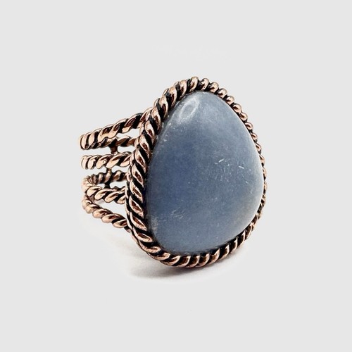 Studio Barse Natural Light Blue Angelite Gemstone & Copper | eBay