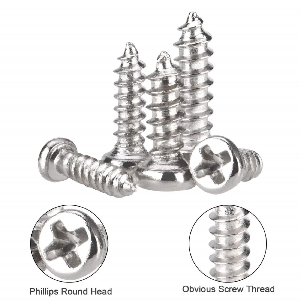 1000Pcs mini Screw kit M1 M1.2 M1.4 M1.7 Phillips pan Head Micro Screws ...