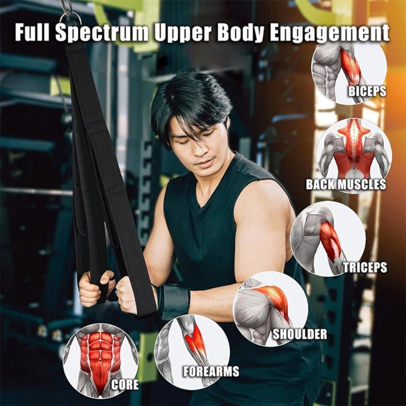 Tricep Rope Cable Attachment Nonslip Long Tricep Rope for Push Downs ...