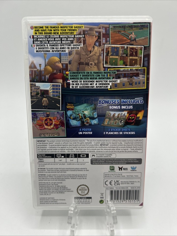 Inspector Gadget Mad Time Party Nintendo Switch UK Pal Game | eBay UK