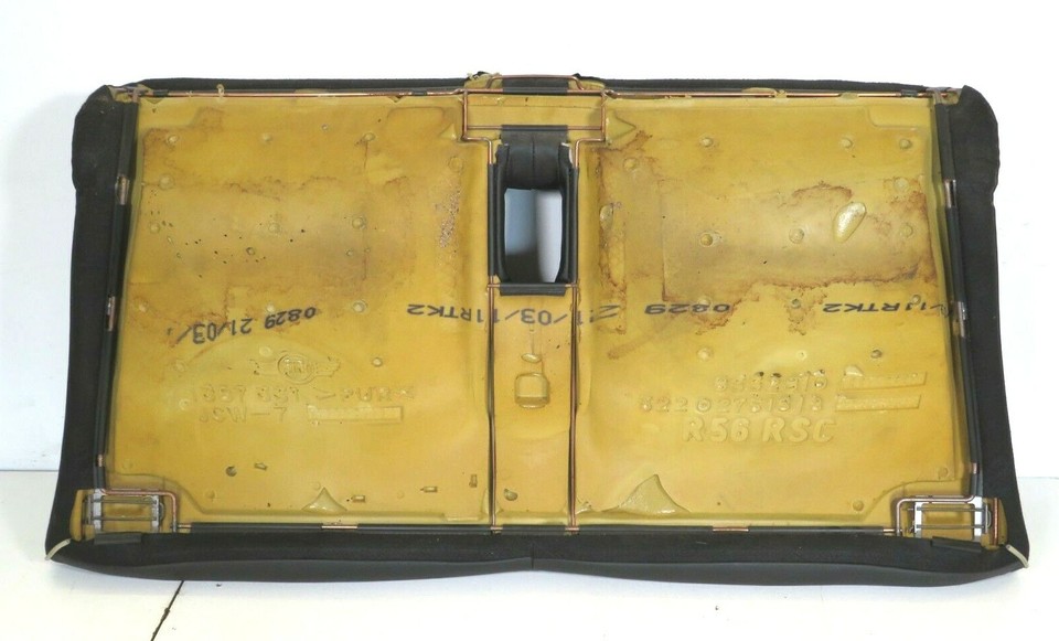 Genuine Used MINI Rear Seat Base Black Lounge Leather Cream Piping R55 ...