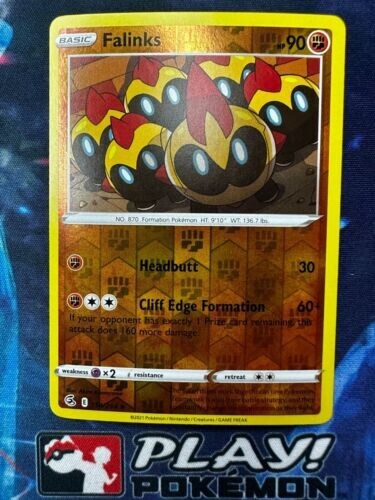 Falinks 154/264 Reverse Holo Fusion Strike Pokemon TCG Card NM ...
