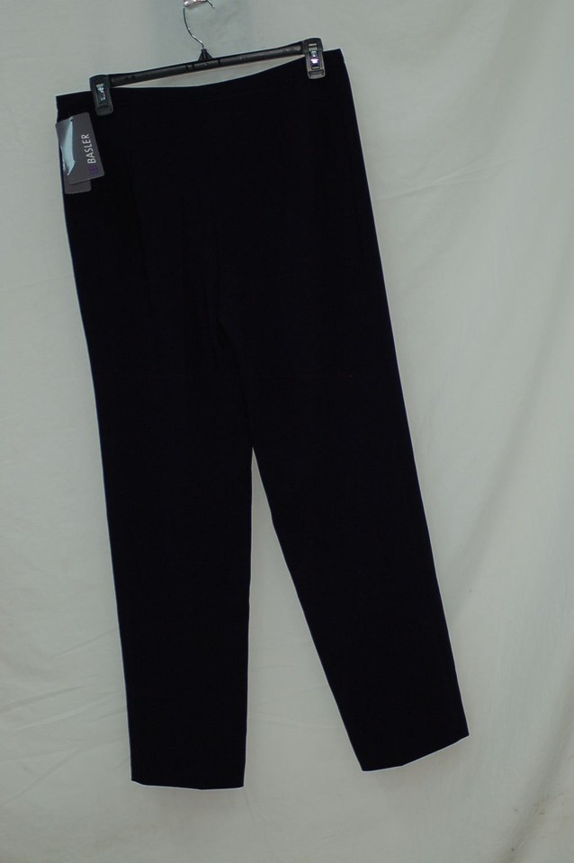 BASLER WOMEN NAVY BELLA CTA STRAIGHT PANT, NAVY, 14 | eBay