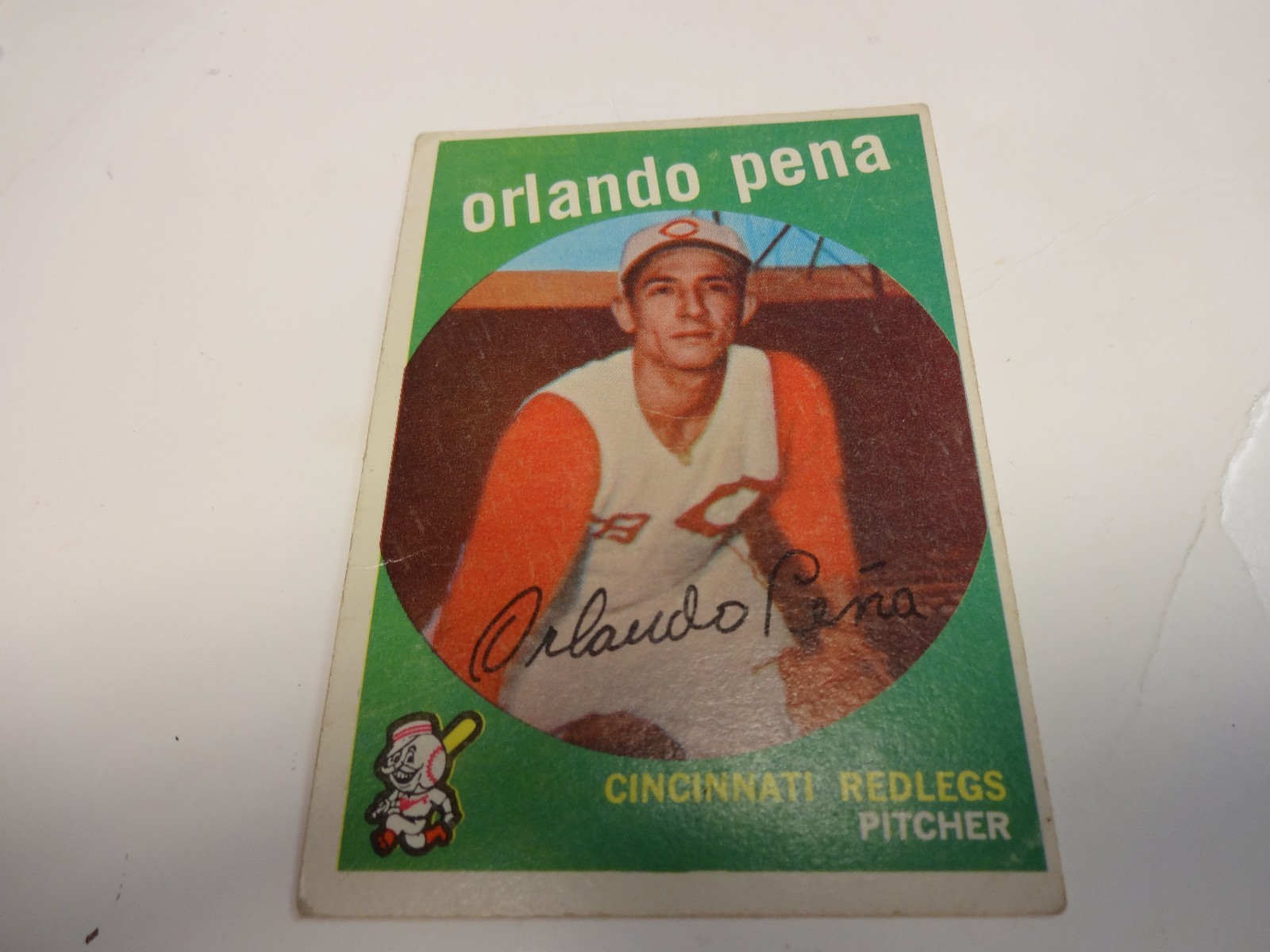1959 Topps Baseball Orlando Pena Cincinnati Redlegs Card #271 | eBay