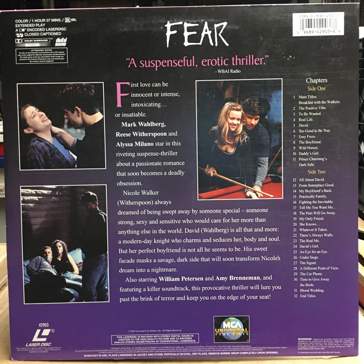 Fear 1996 Reese Witherspoon