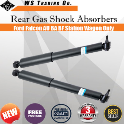 2 Rear Gas Shock Absorbers Ford Falcon AU BA BF Station Wagon Only ...