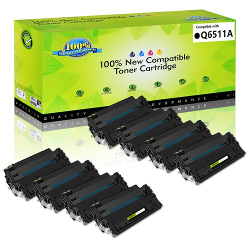 8PK Q6511A Toner For HP LaserJet 2420D 2420N 2420DN 2430N 2430T 2430TN ...