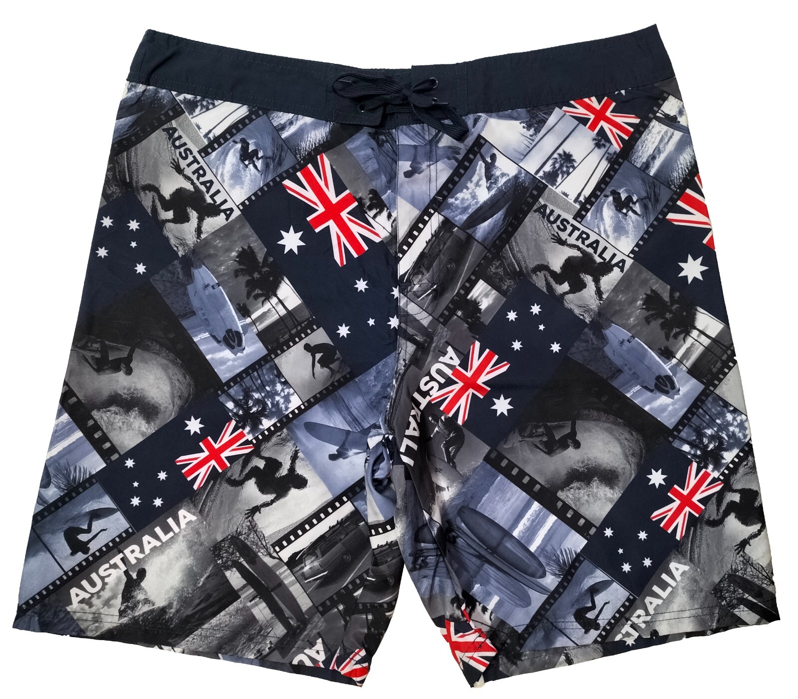 Australia Shorts Men's Dark Blue Beach Board Short Size XL Waist 37 In ...