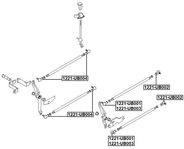 Gear Shift Rod End Fits Hyundai 4389066000 | eBay