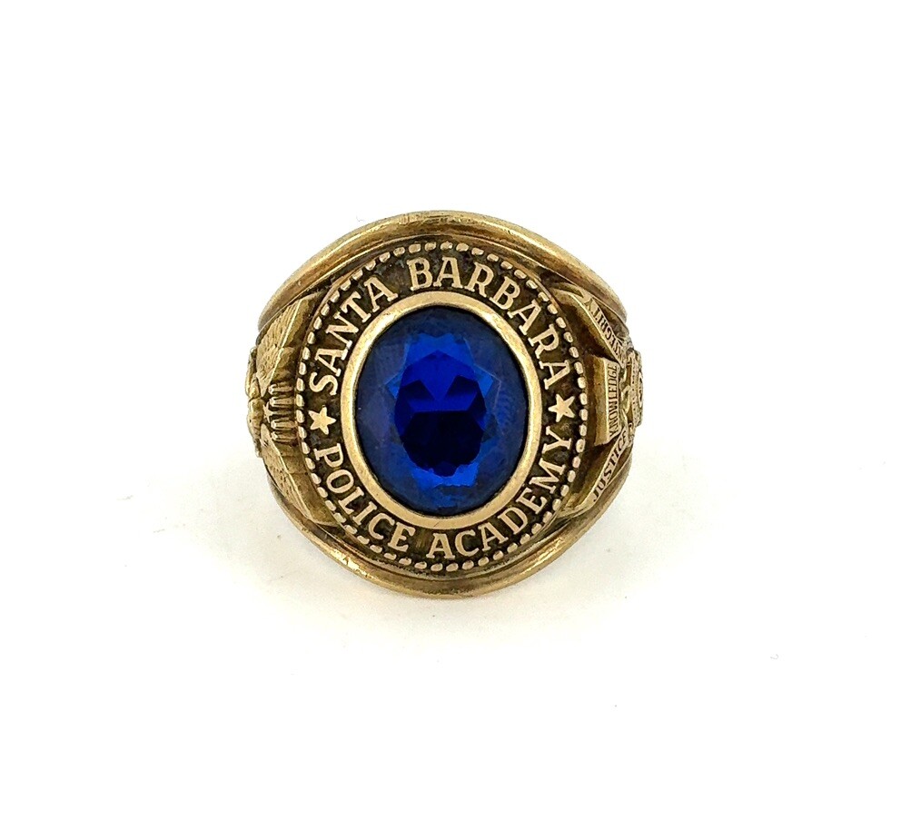 Santa Barbara Police Academy Class Ring Josten 10K Ye… - Gem