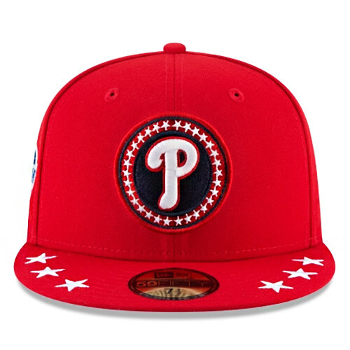 New Era Philadelphia Phillies Red Fitted Hat Official MLB AllStar Game ...