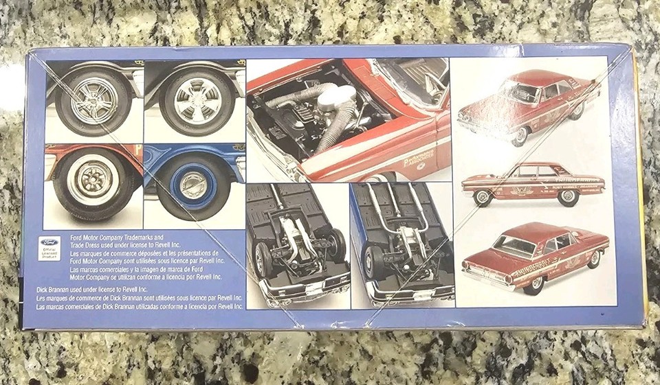 REVELL # 85-4408 1/25th SCALE 1964 FORD FAIRLANE THUNDERBOLT MODEL KIT ...
