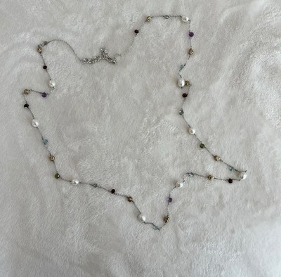 Brighton Eye Candy Pearl, Garnet, Amethyst LONG Wrap Necklace Reg $188 ...